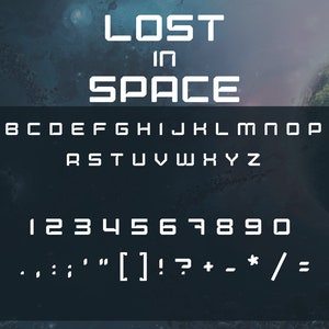 9 Space Fonts Bundle Canva Fonts, Cricut Fonts, Procreate Fonts ...