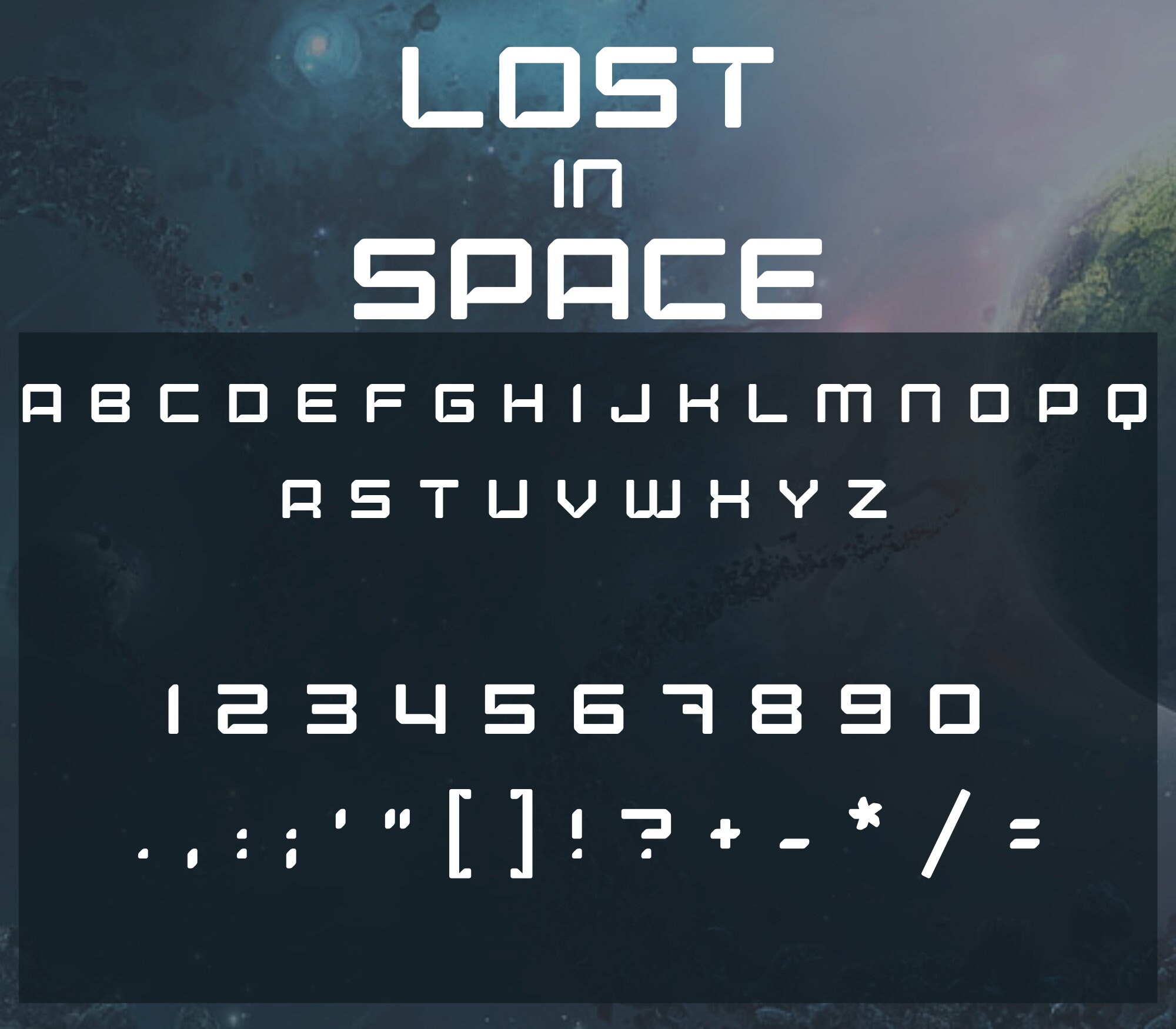 9 Space Fonts Bundle Canva Fonts, Cricut Fonts, Procreate Fonts ...
