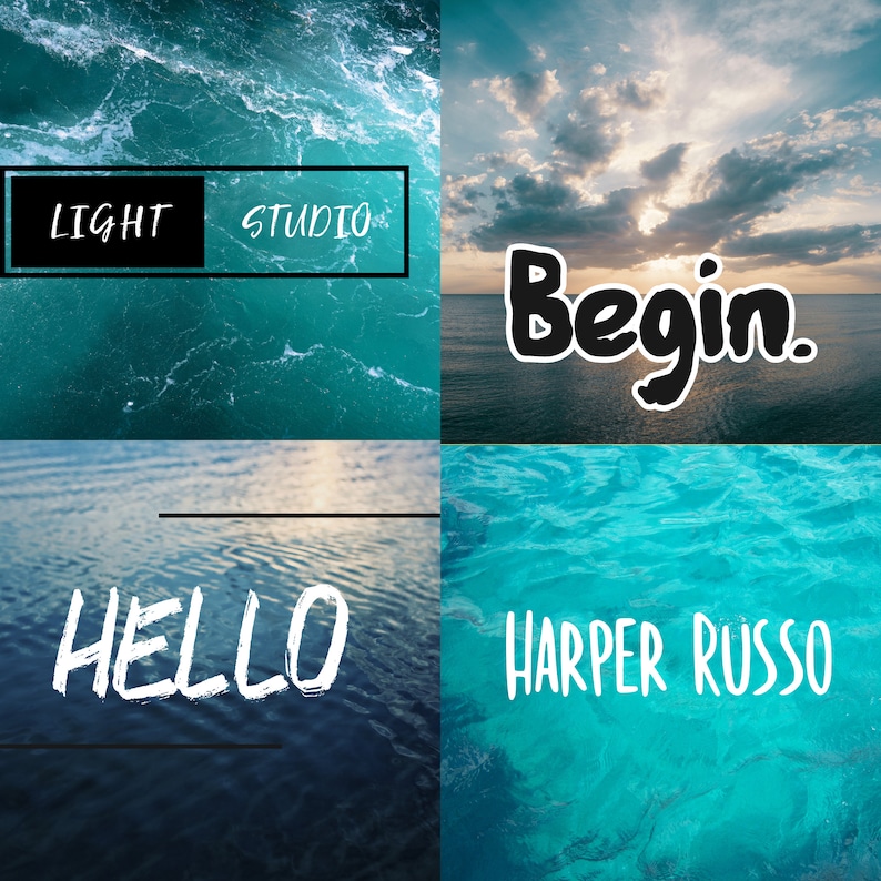 5 Water Font Bundle Canva Fonts, Circuit Fonts, Procreate Fonts ...
