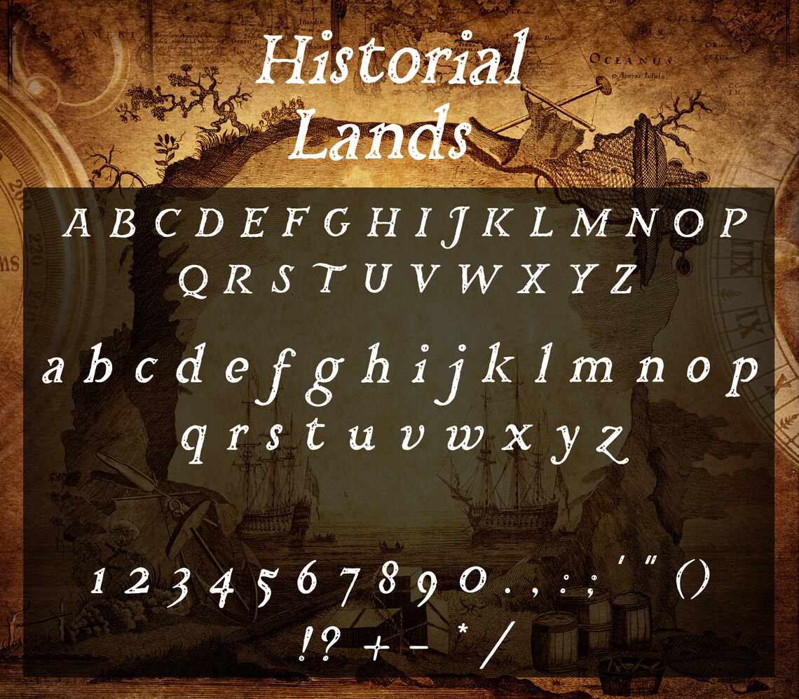 10 Historic Fonts Bundle Canva Fonts Cricut Fonts Procreate - Etsy