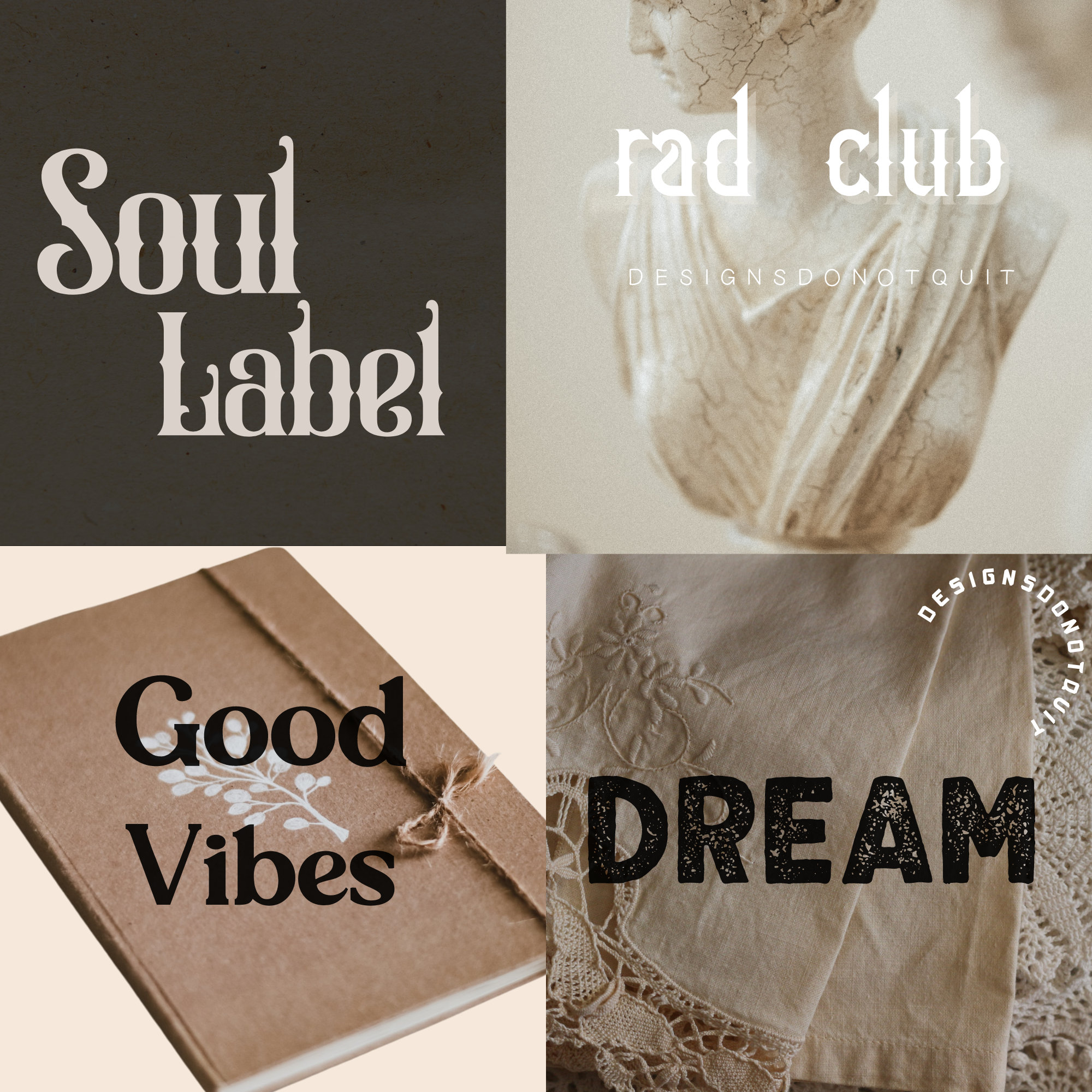 10 Vintage Font Bundle Canva Fonts, Circuit Fonts, Procreate Fonts ...