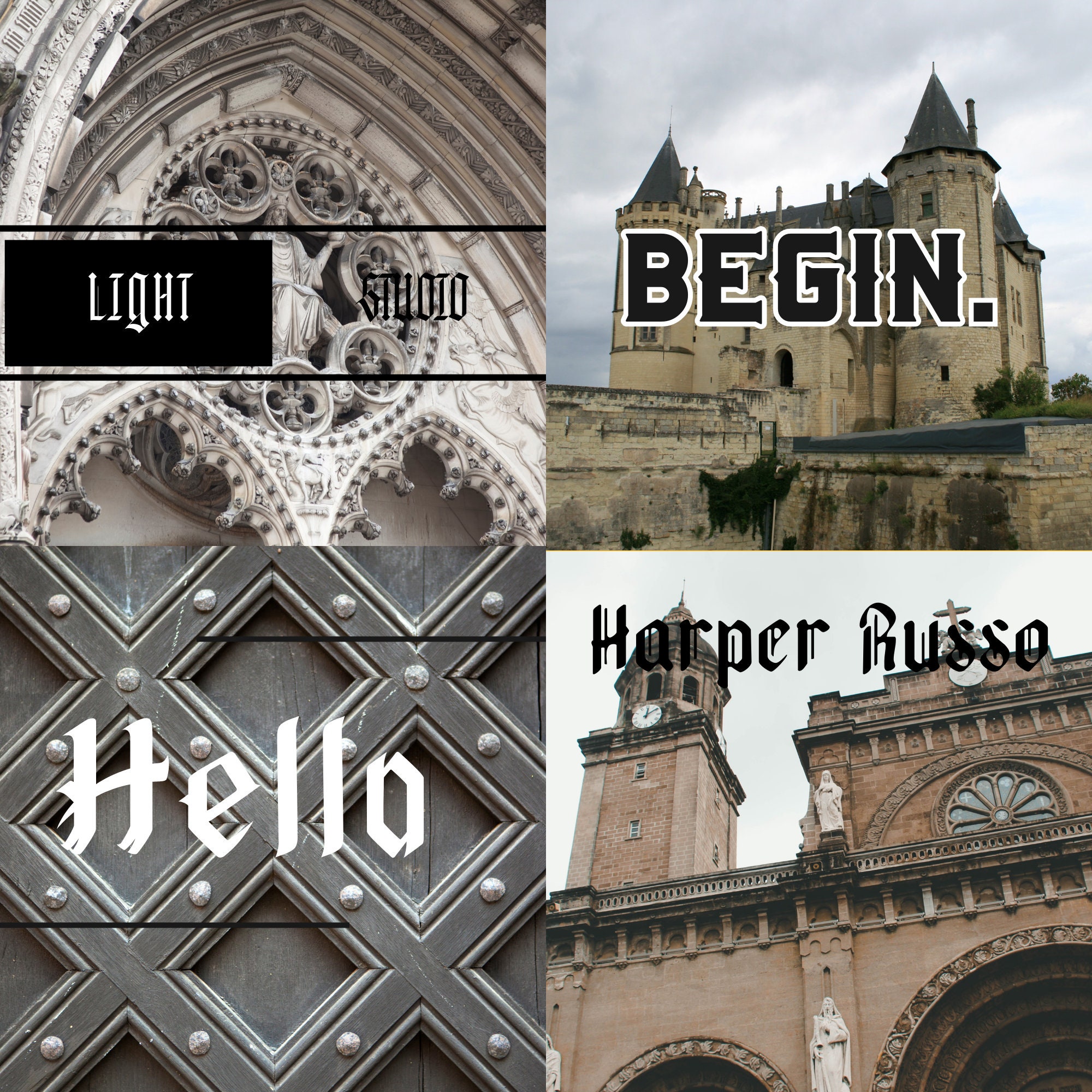 10 Gothic Font Bundle Canva Fonts, Circuit Fonts, Procreate Fonts ...