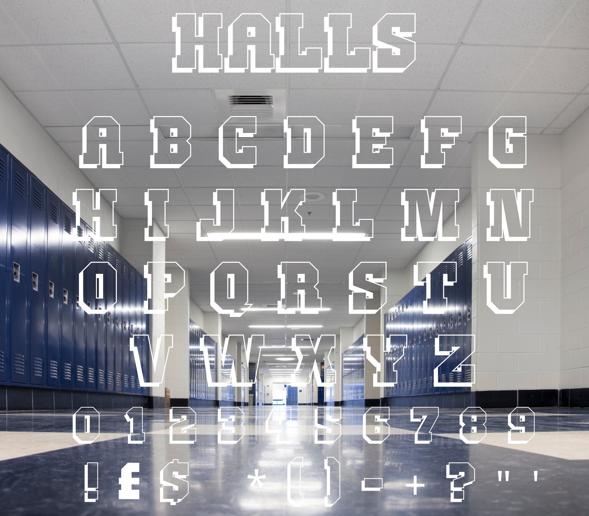 65 School Fonts ttf, WOFF, WOFF2, PS, Formats Included Fonts for Cricut, Cricut Fonts, Procreate ...