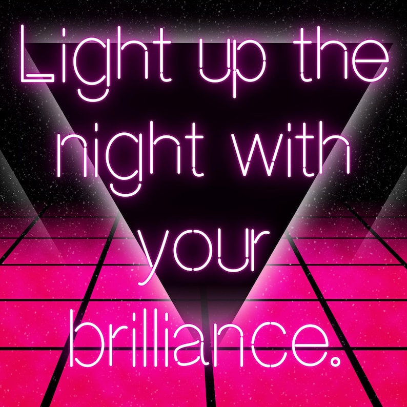 Neon Absolute Font, Neon Font, Canva Font, Cricut Font, Procreate Font, Branding Font ...