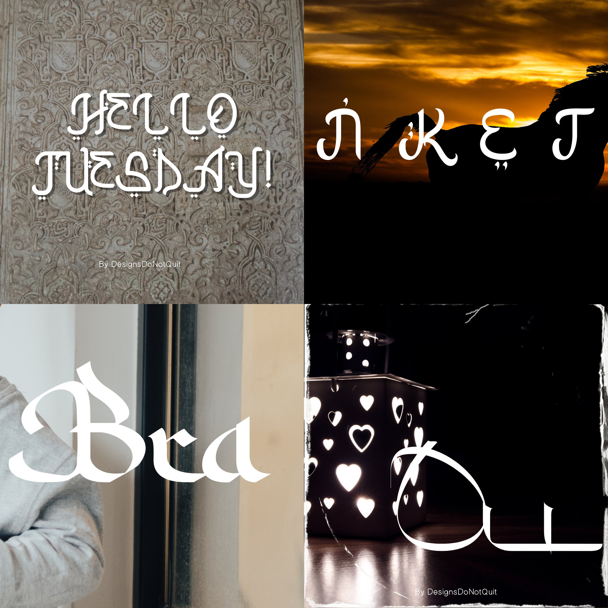 10 Arabic Font Bundle Canva Fonts, Circuit Fonts, Procreate Fonts ...