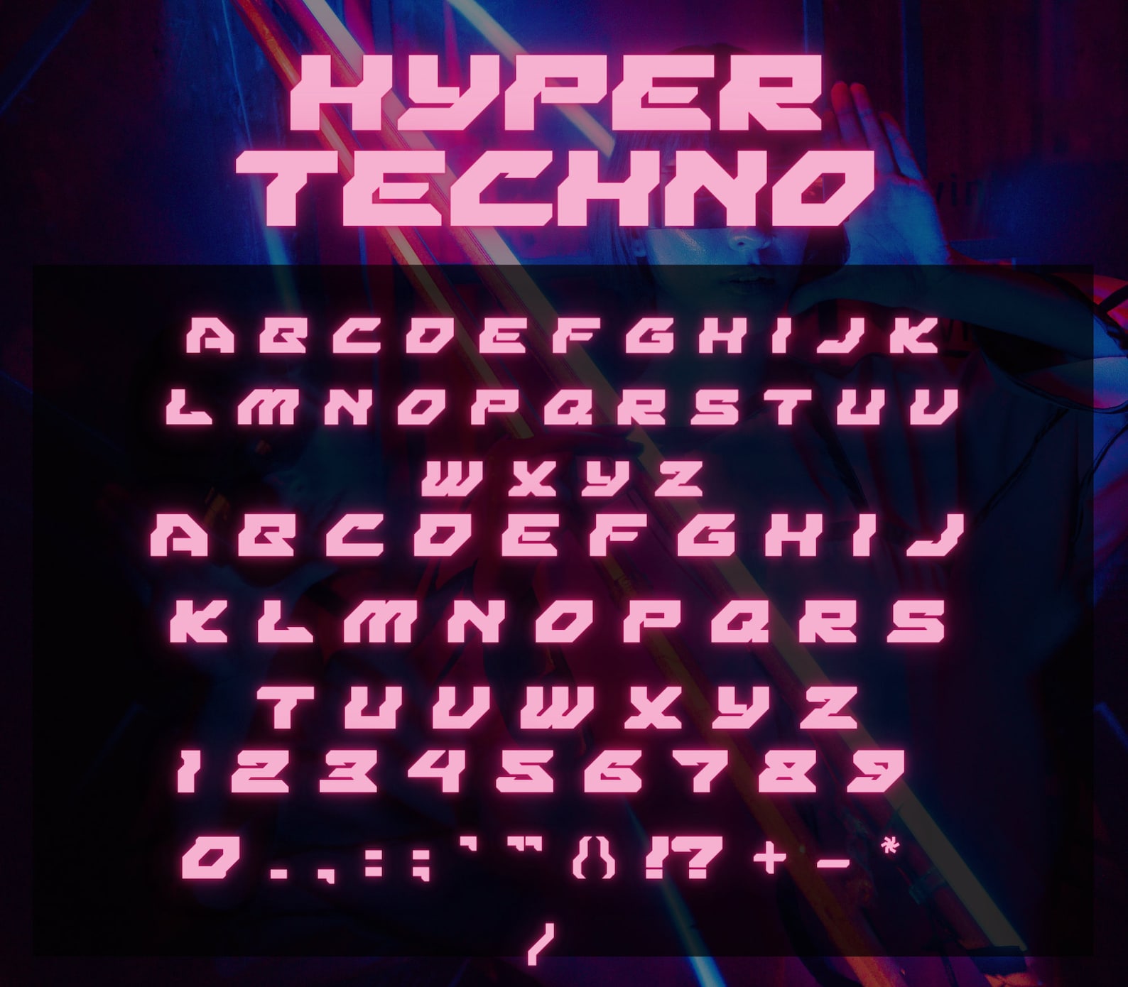 10 Cyberpunk Fonts Bundle Canva Fonts, Cricut Fonts, Procreate Fonts ...