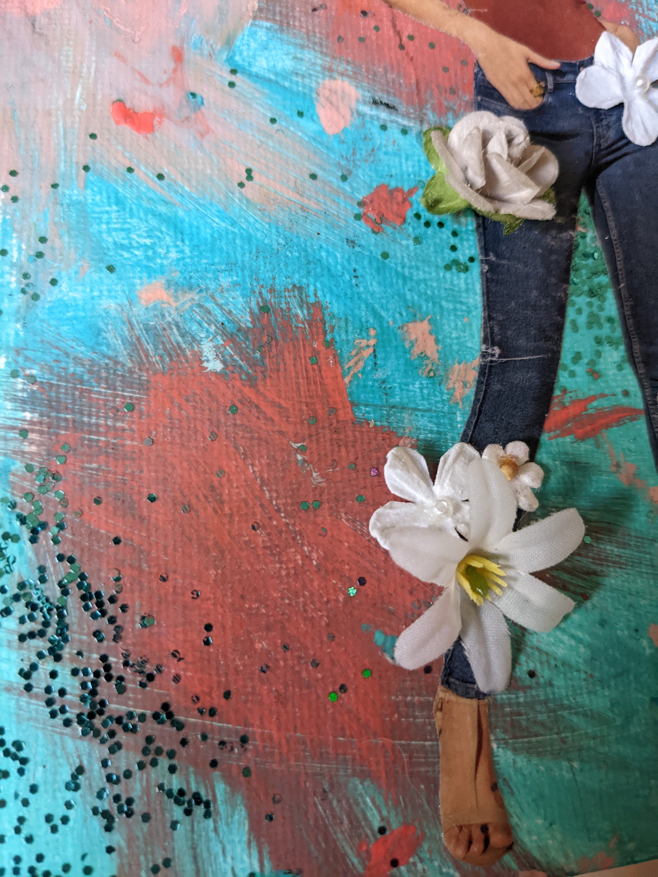 Acrylic Painting floral Infection - Etsy