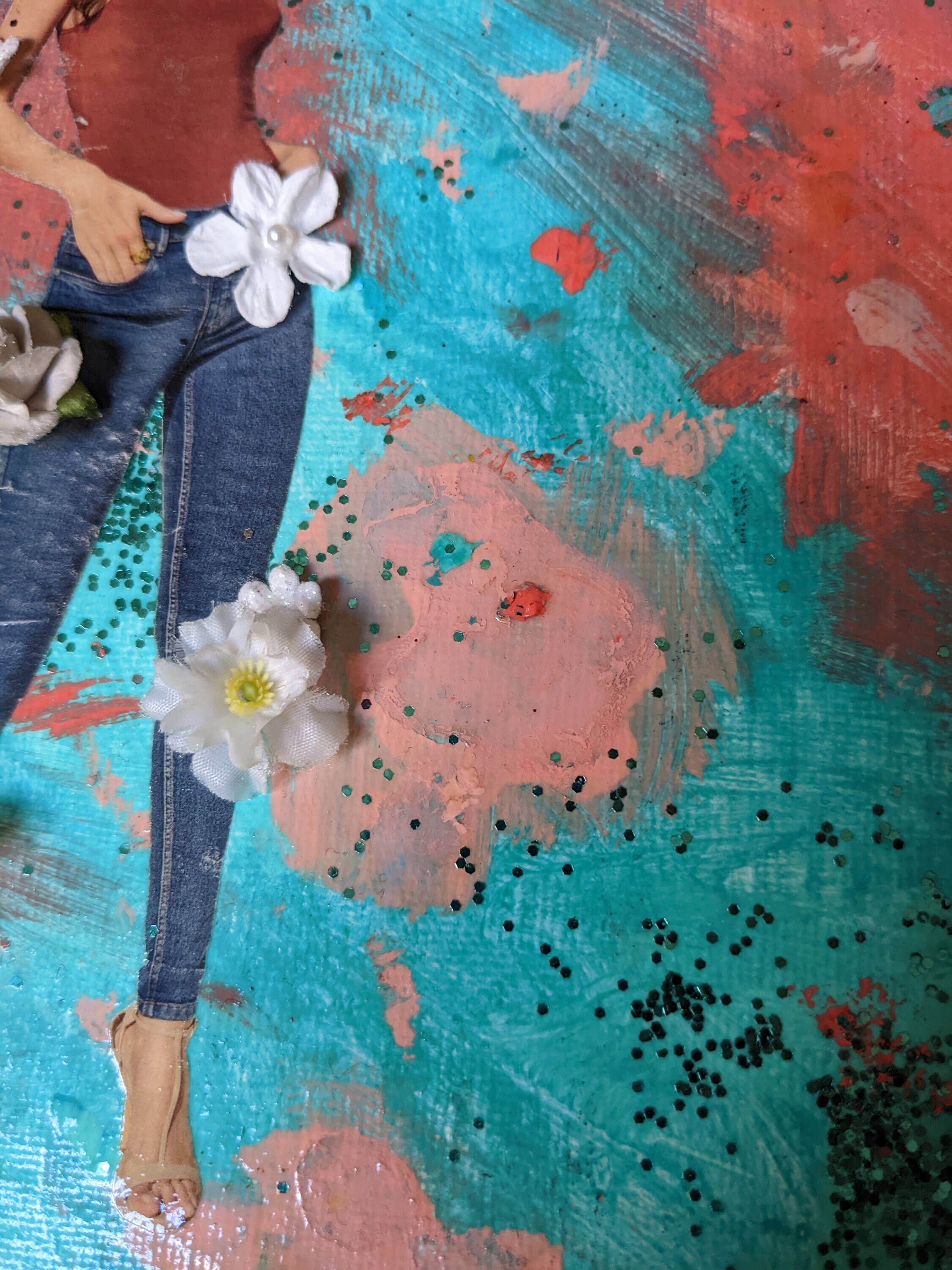 Acrylic Painting floral Infection - Etsy