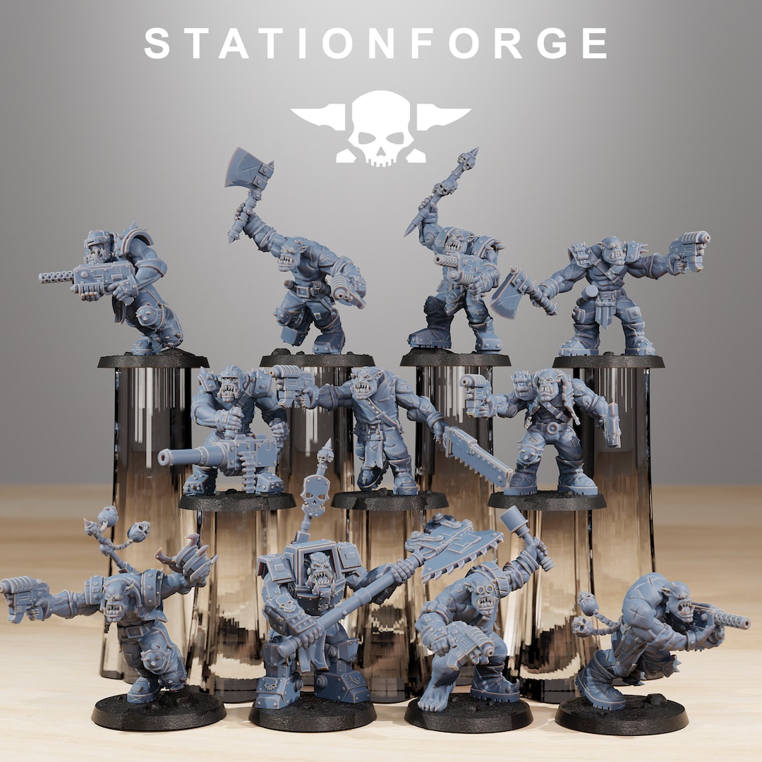 Orkaz Infantry by Station Forge - Etsy