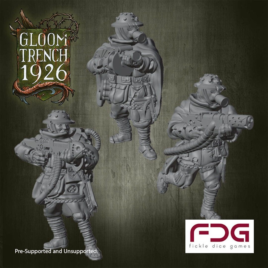 Support Weapons Team for Gloom Trench - Etsy
