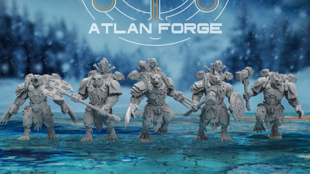 Asgardian Ursanthropes by Atlan Forge - Etsy