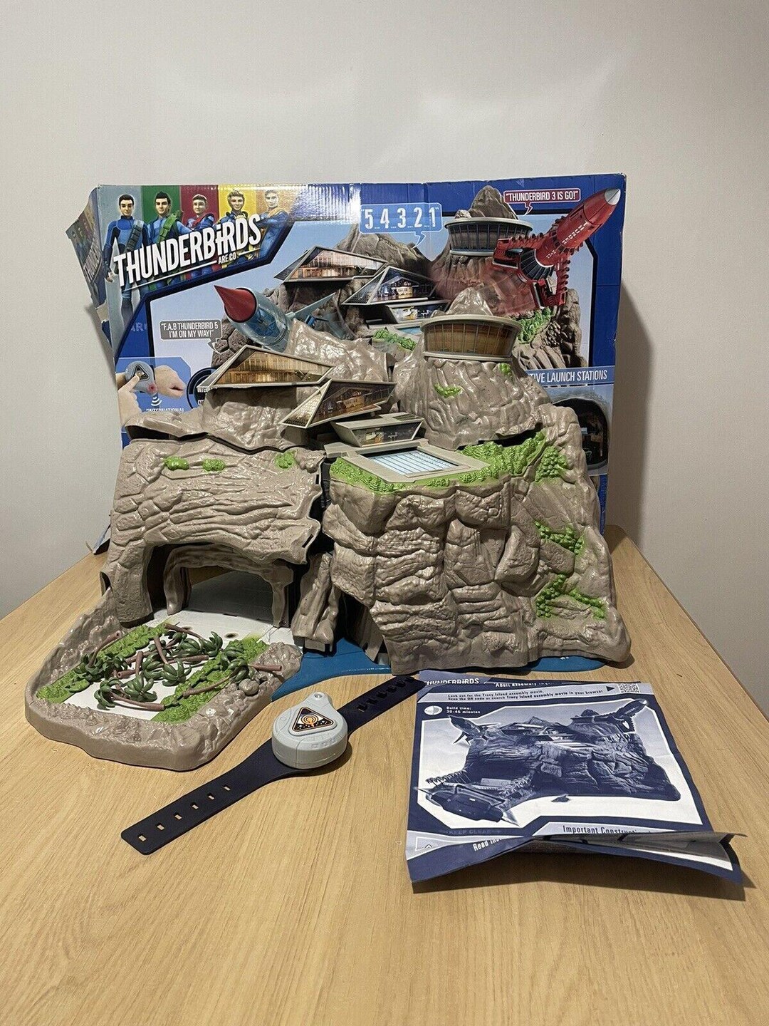 Thunderbirds Tracy Island Playset 2000 Carlton Sound Tech Island ...
