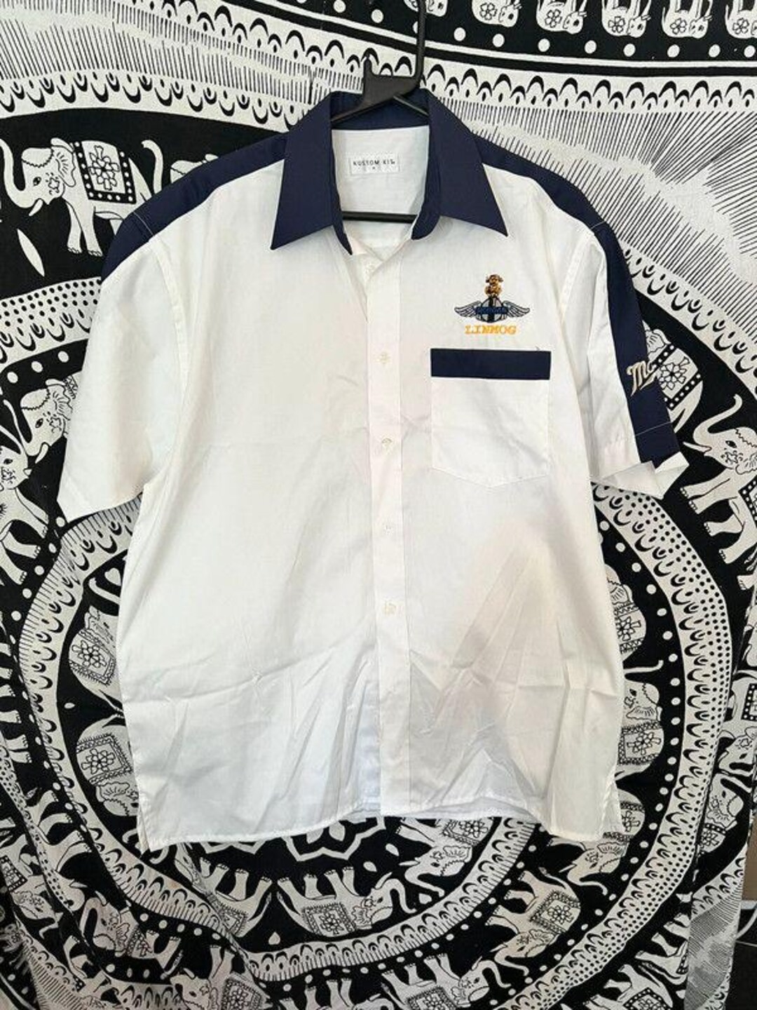 Morgan Car Club Shirt - Button up Smart Kustom Kit Designed Collared ...