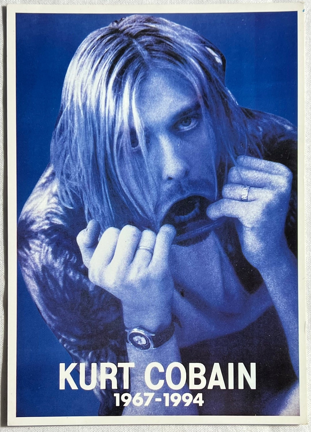 Vintage Unused Kurt Cobain 1967-1994 Postcard Nirvana - Etsy