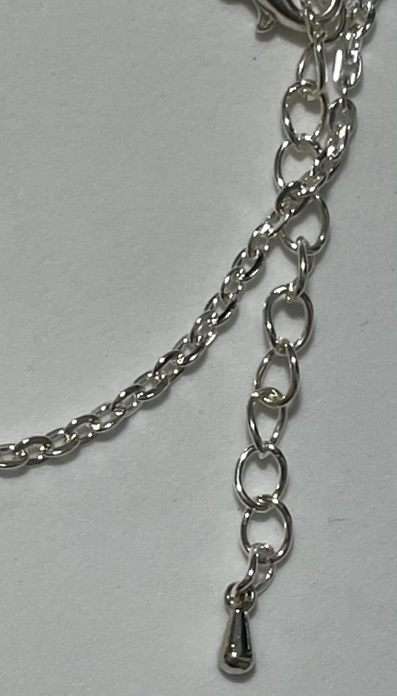 Green Shiny Acrylic Zombie Word Chain Necklace NEW Gift Handmade ...