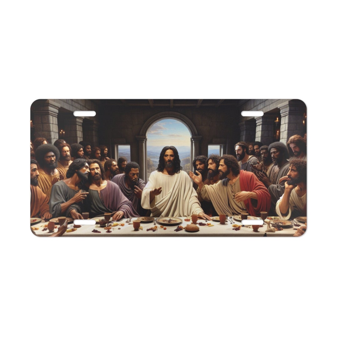 Last Supper Jesus and Disciples Vanity License Plate - Etsy