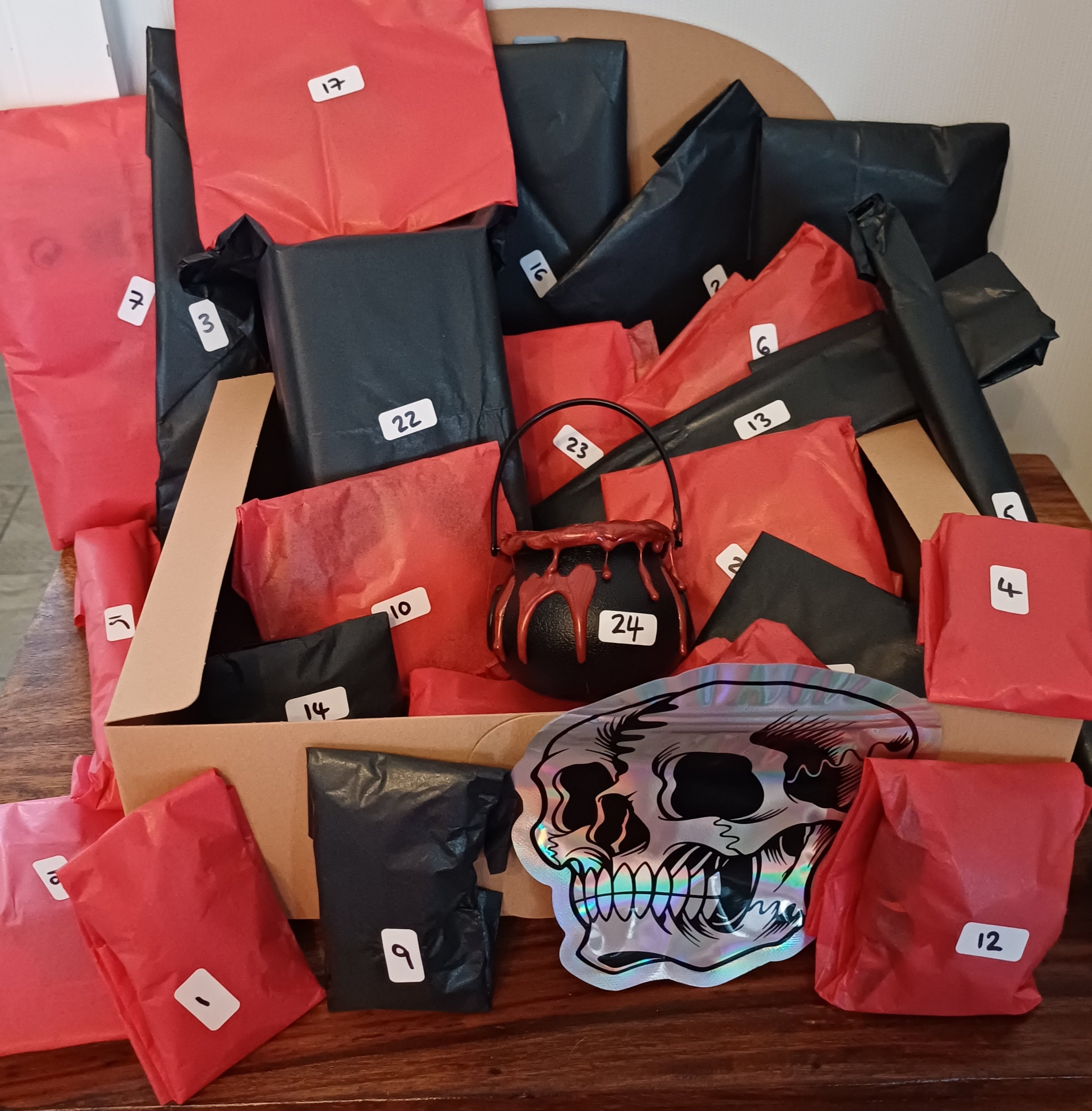 Gothic Horror 24 Day Advent Calendar: Alternative Mystery Gift Box ...