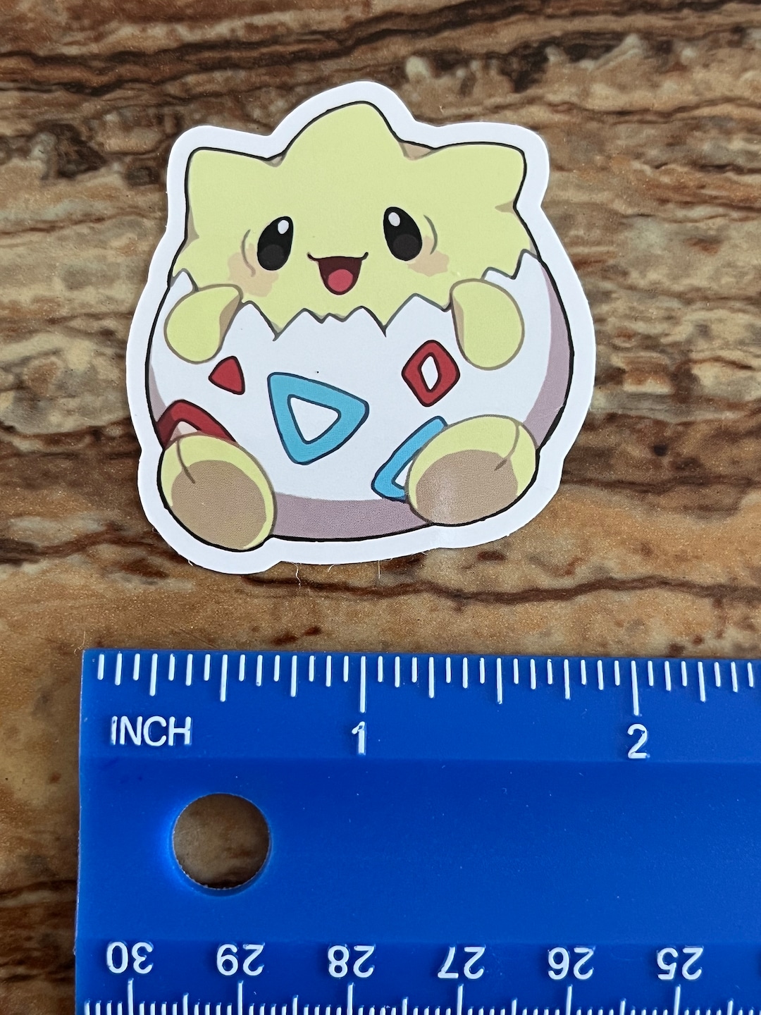 Togepi Pokémon Glossy Vinyl Sticker - Etsy