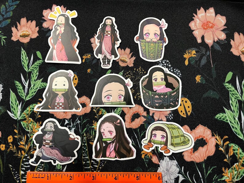 Demon Slayer Matte Vinyl Stickers Nezuko Stickers Pick Your Favorites ...