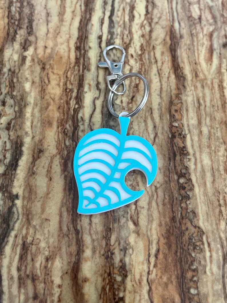 Animal Crossing New Horizons Leaf Keychain - Etsy