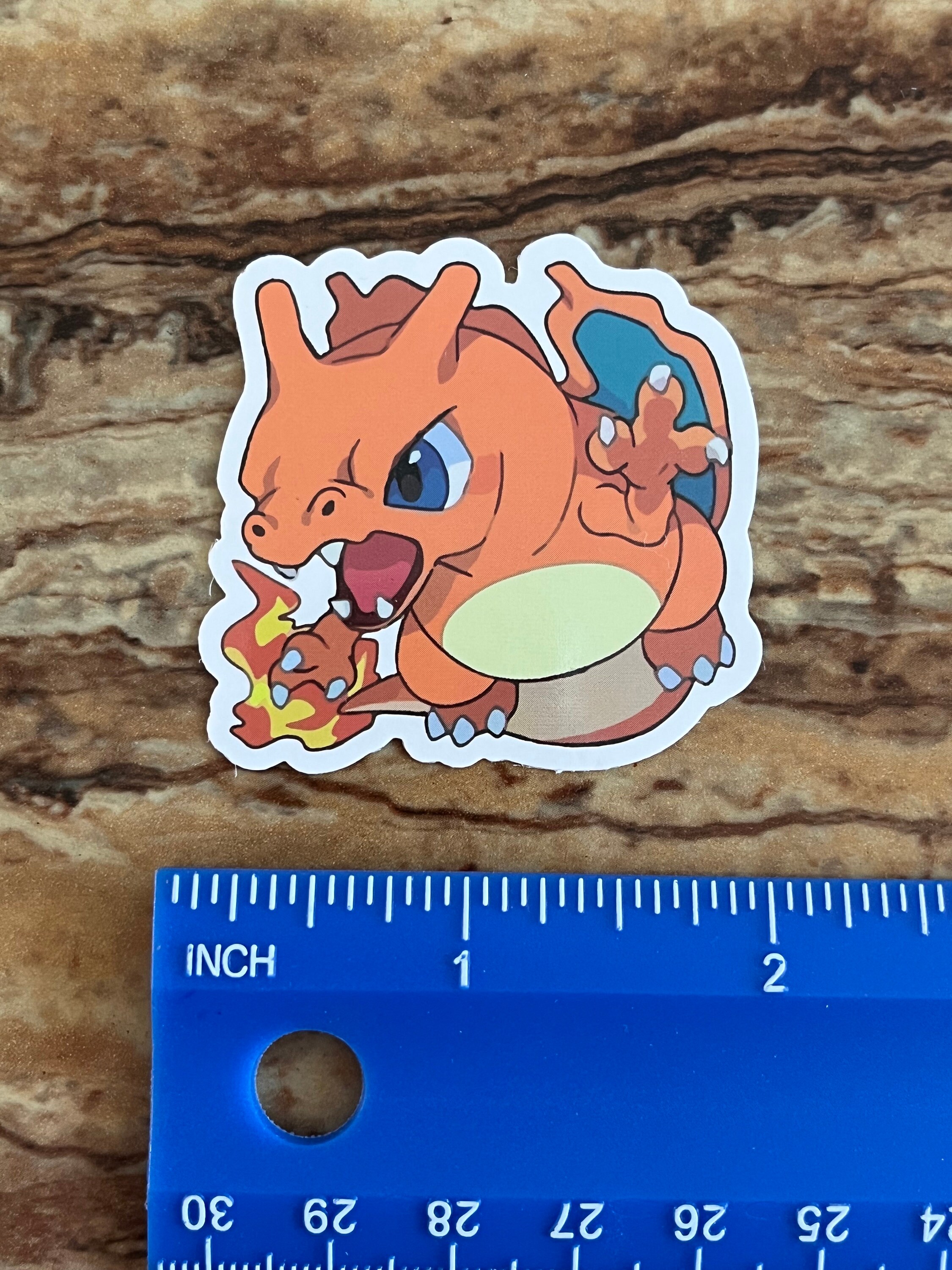 Charizard Pokémon Glossy Vinyl Sticker - Etsy