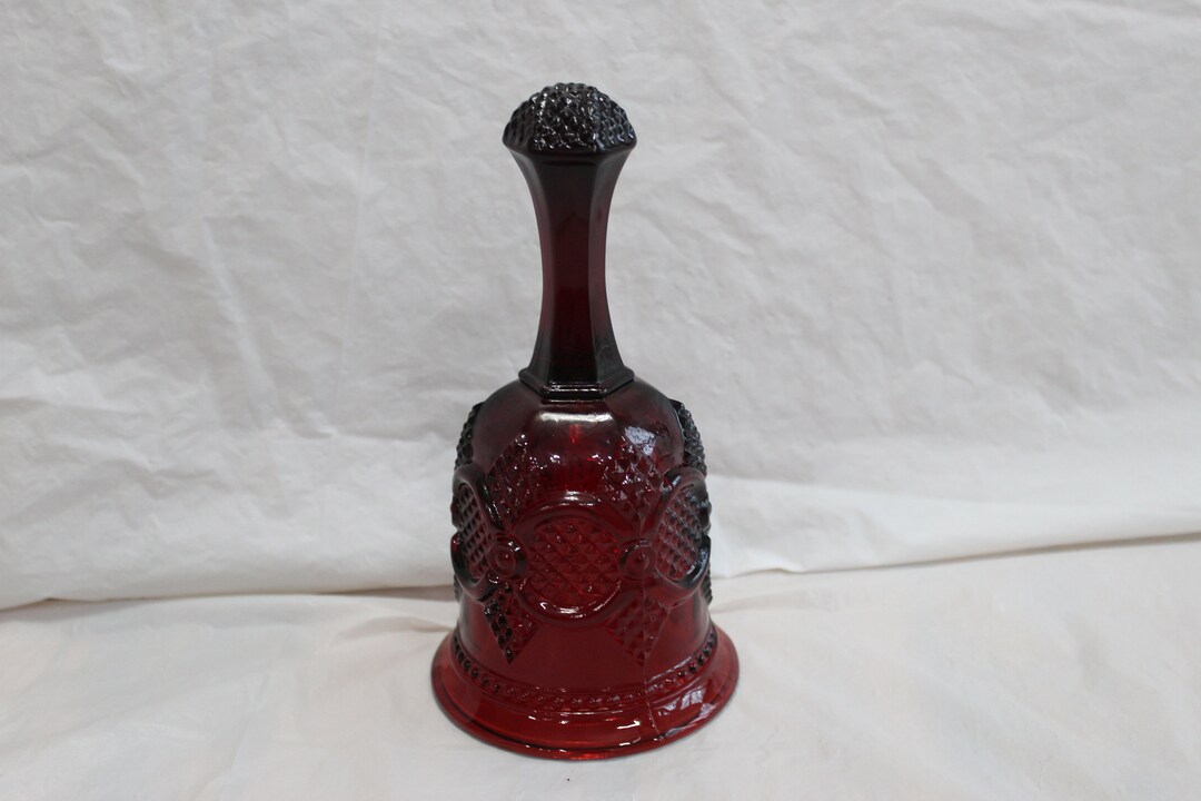 Avon Cape Cod 1876 Collection Ruby Red Glass Hostess Bell *no Clapper ...