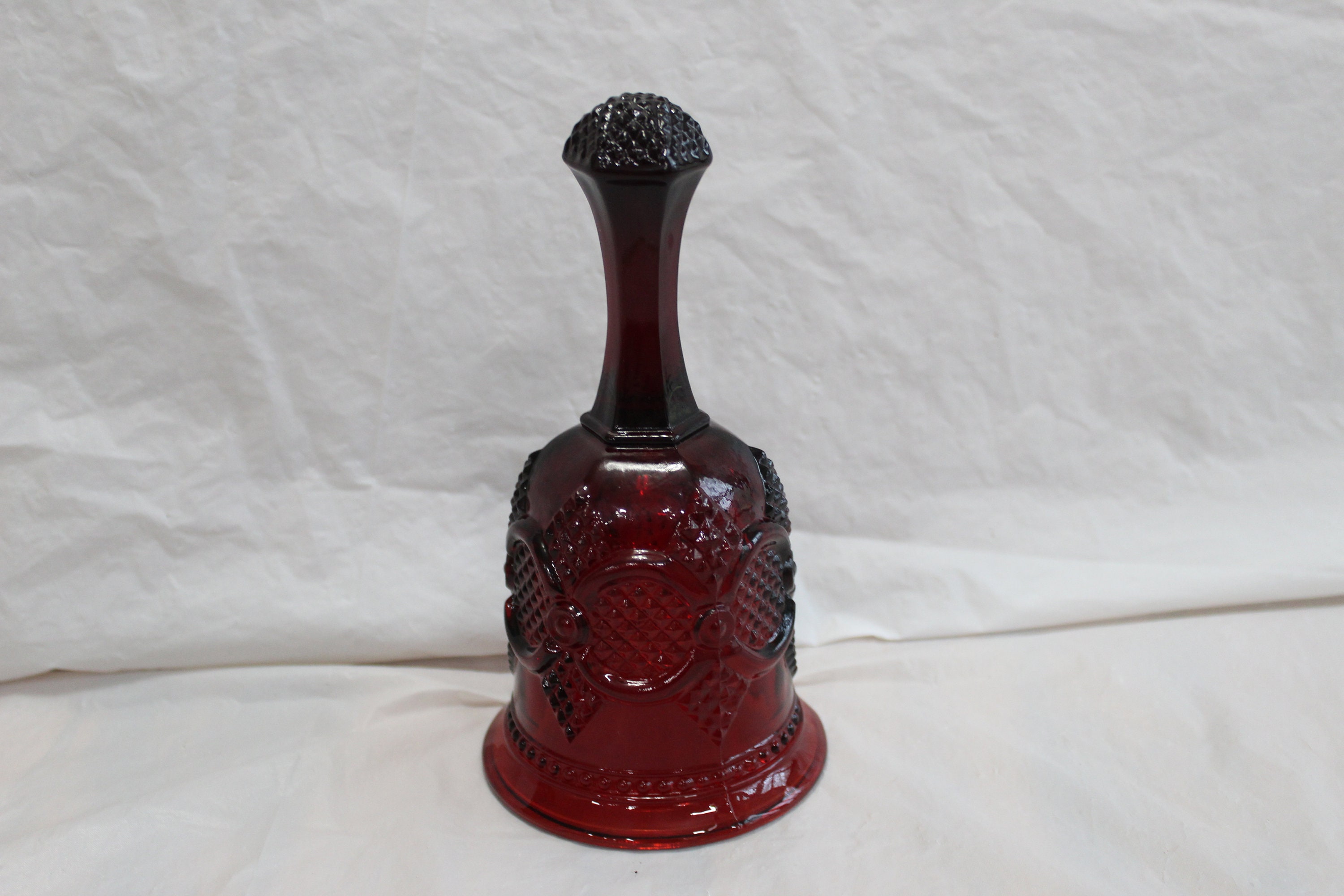 Avon Cape Cod 1876 Collection Ruby Red Glass Bell no Clapper - Etsy