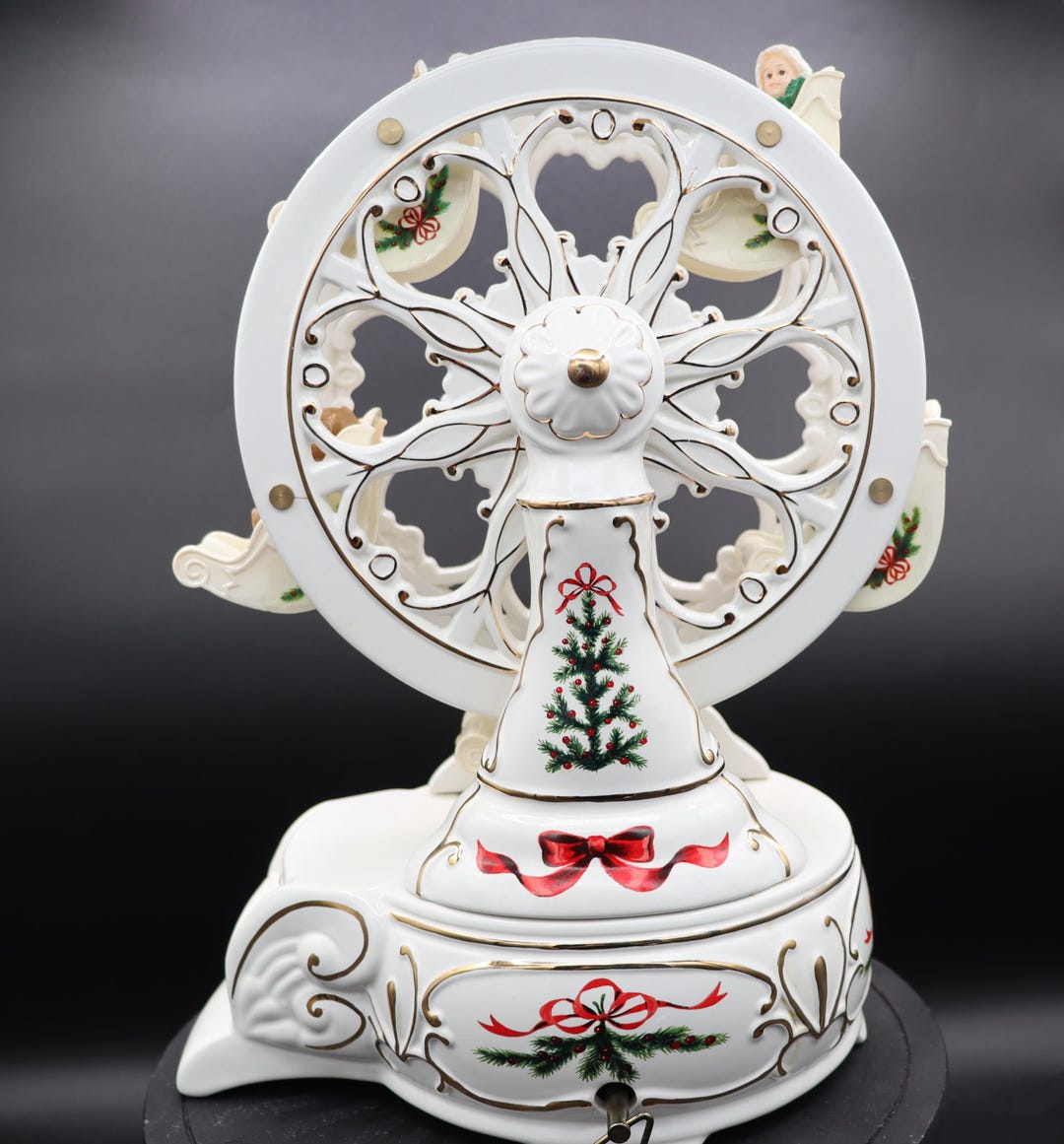 Vintage Avon Gift Collection Christmas Porcelain Musical Ferris Wheel ...