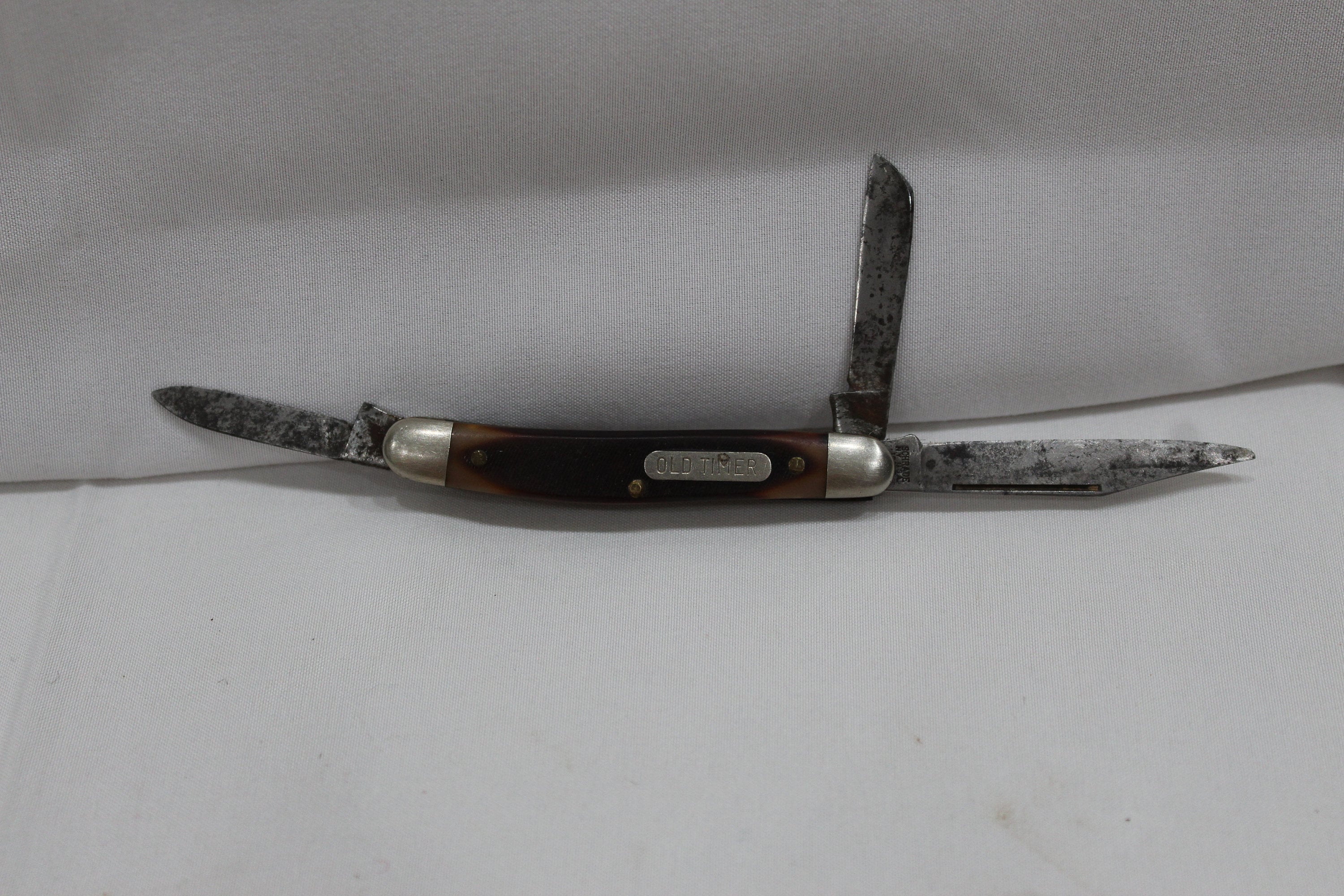 Vintage Schrade Old Timer Made in NY USA Used Pocketknife - Etsy