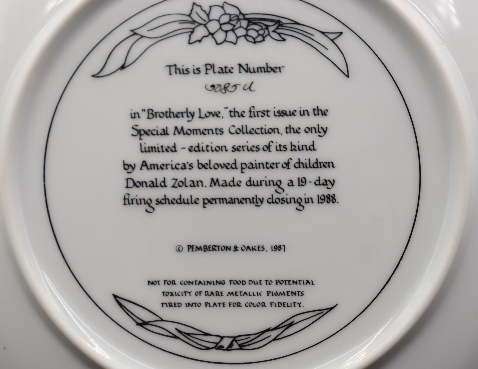 Choice of Vintage Pemberton & Oakes China Collector Plates From the ...