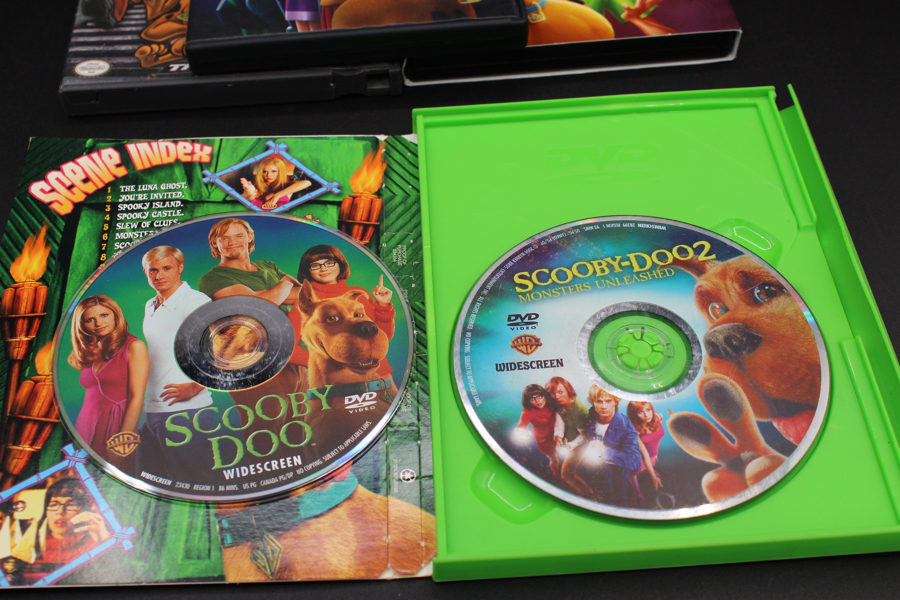 Assortment of Scooby-doo Dvd's and Nintendo Gamecube see - Etsy