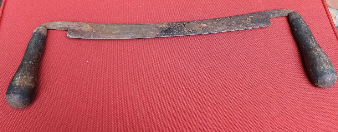 Vintage Woodworking Draw Knife 12" - Etsy