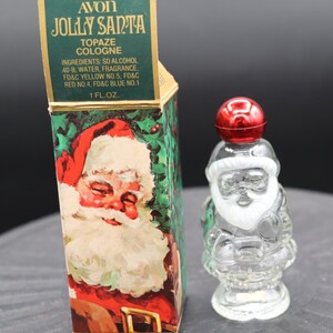 Vintage Avon Jolly Santa in Original Box - Etsy