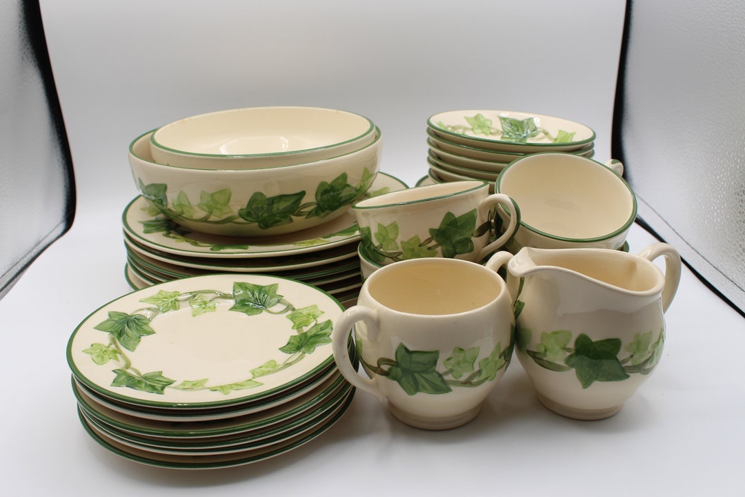 Vintage Franciscan Hand Painted Earthenware Ivy Dinnerware Made in USA ...