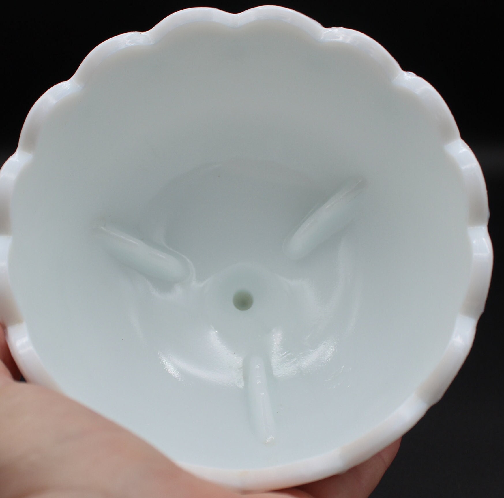 Vintage Indiana Milk Glass Teardrop Chalice/ Goblet Style - Etsy
