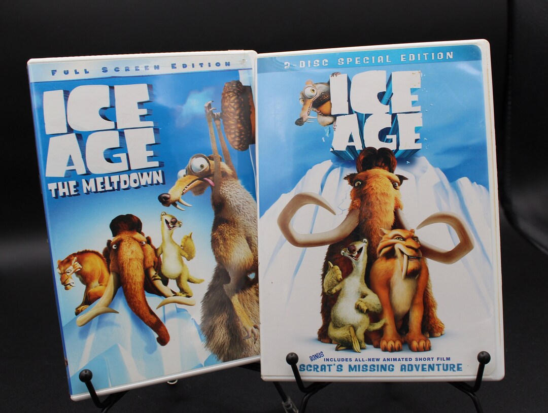 Collection of Vintage Ice Age Dvd's *see Description* - Etsy
