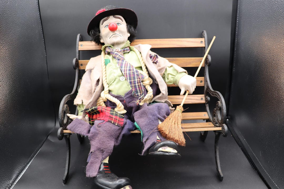 Vintage Clyde the Hobo Clown Doll With Broom From the Dynasty Doll ...