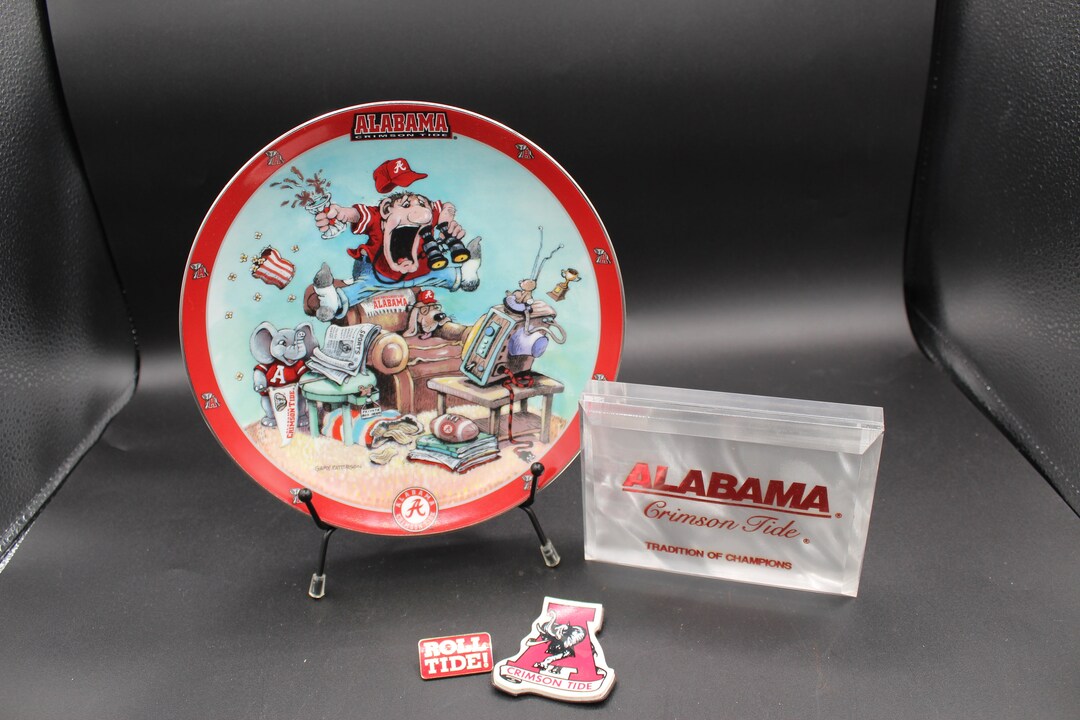 Vintage Danbury Mint Alabama Fan by Gary Patterson From the Ultimate ...