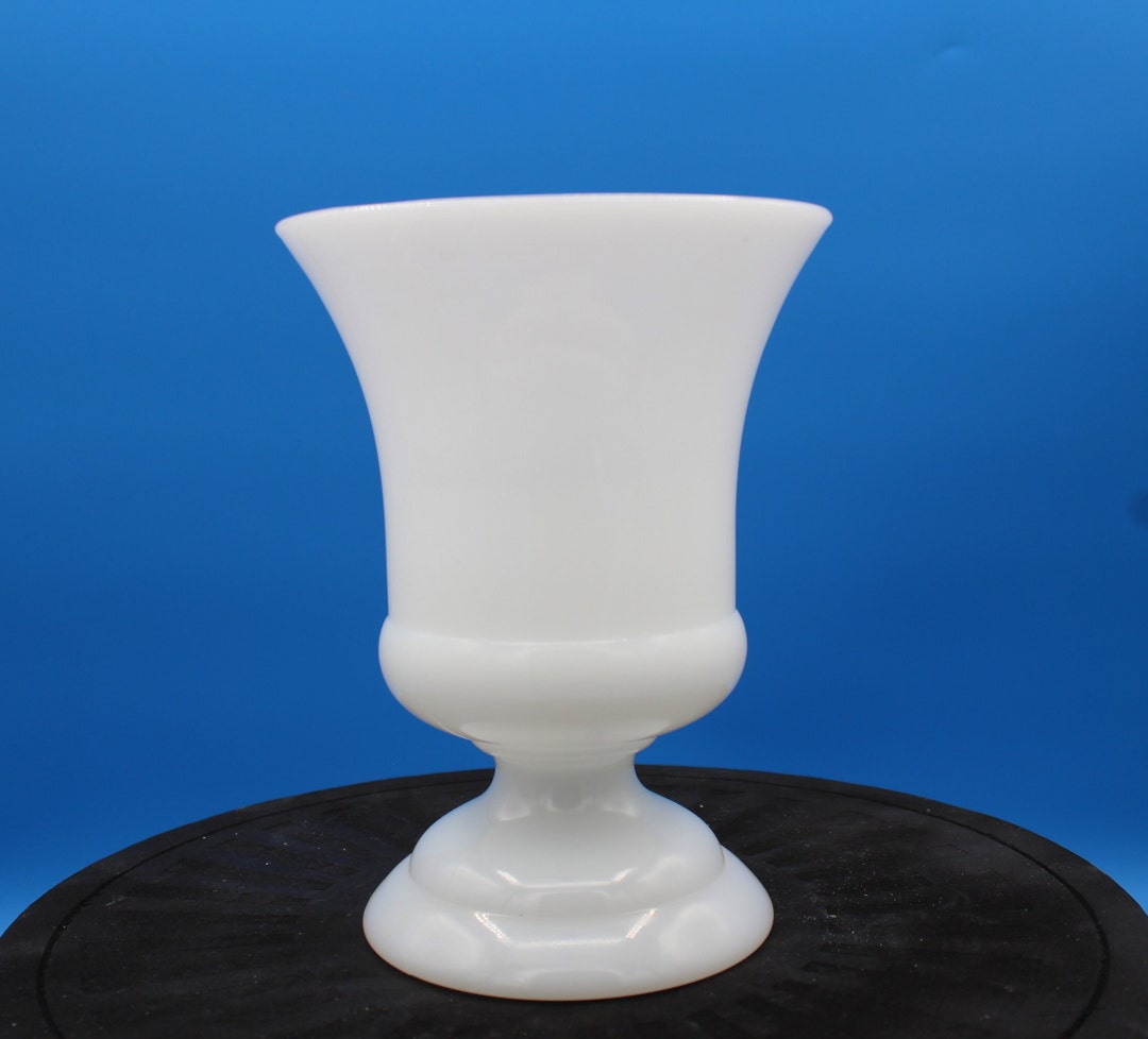 Vintage Napco Milk Glass Urn Vase 1190 Made in Cleveland Ohio USA - Etsy