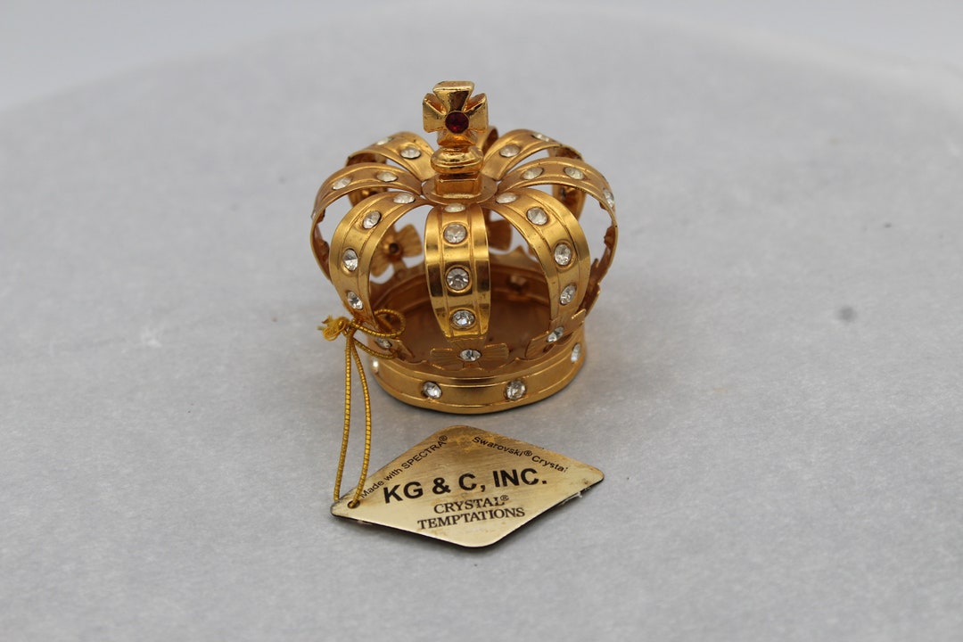 Vintage KG & C, Inc. Crystal Temptations Gold Plated Swarovski Crystal ...