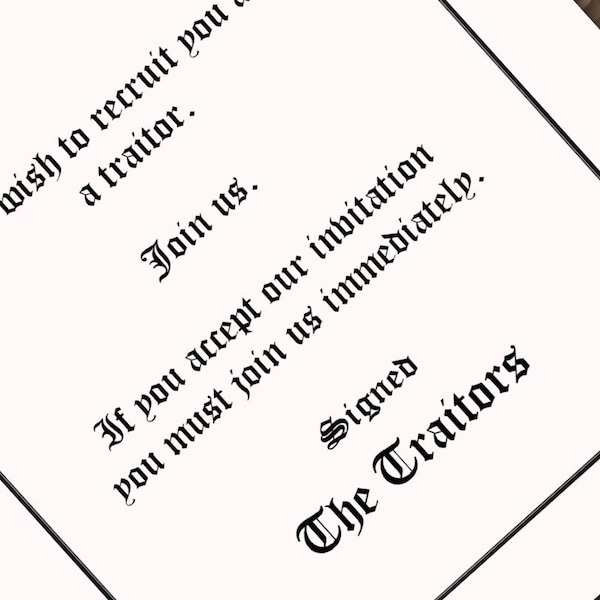 Traitors Themed Gifts - 60+ Gift Ideas for 2026