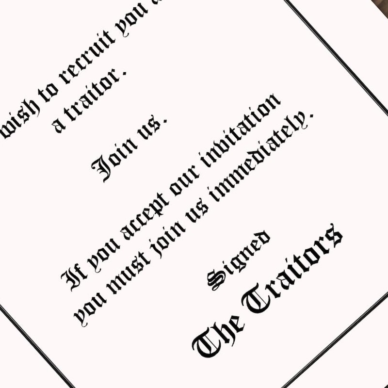 Traitors Themed Gifts - 60+ Gift Ideas for 2025