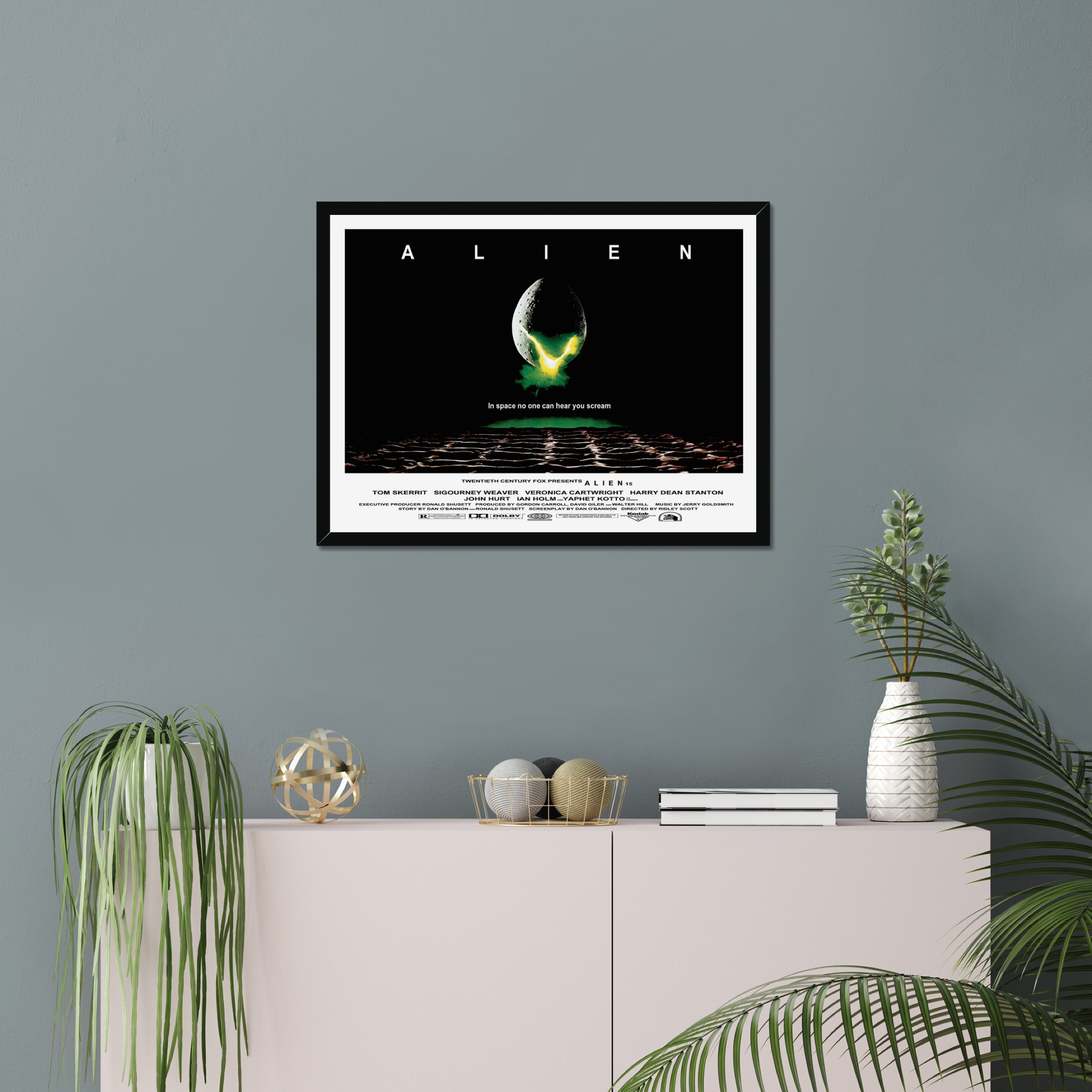 Alien Movie Poster 24x18 Plus 5 Lobby Cards 8x10 Art Digital Download ...