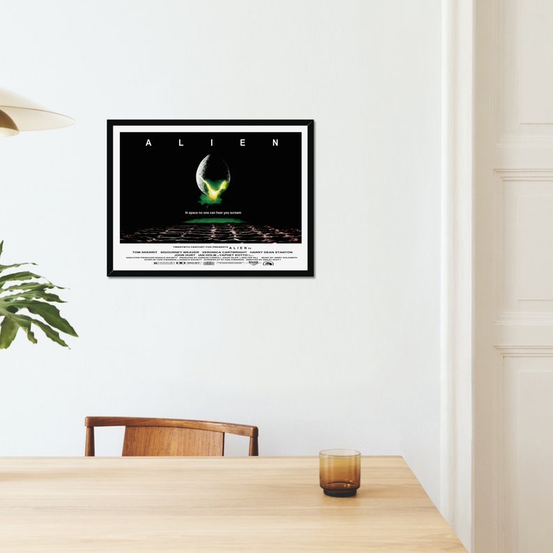 Alien Movie Poster 24x18 Plus 5 Lobby Cards 8x10 Art Digital Download High Quality Image 300 Dpi ...