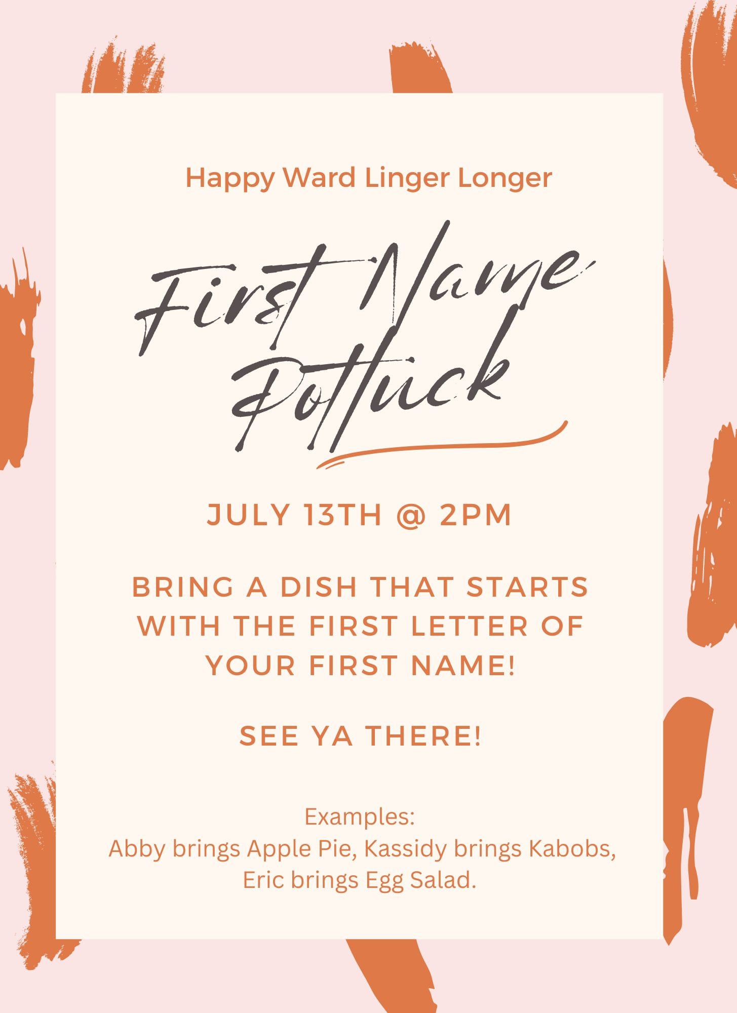 Linger Longer Planner | LDS Planner | Linger Longer Printable Invites ...