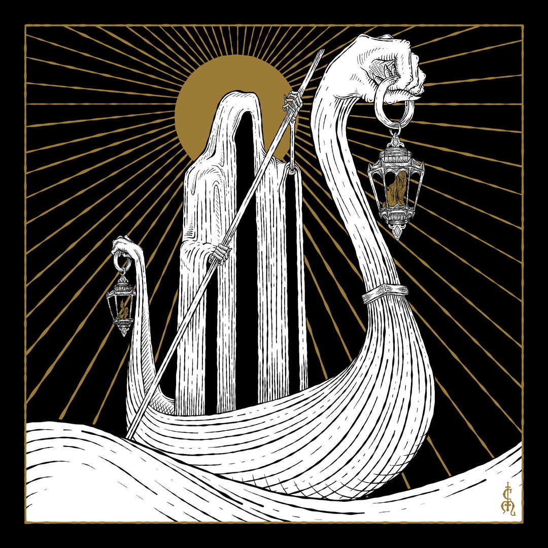 Print “charon” 20x20cm - Etsy