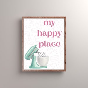 Bakery Wall Art Set of 9 Bakery Wall Prints Bakery Digital Art Dessert ...