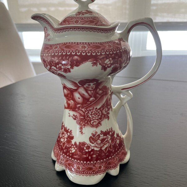 Red Transfer Ware - Etsy