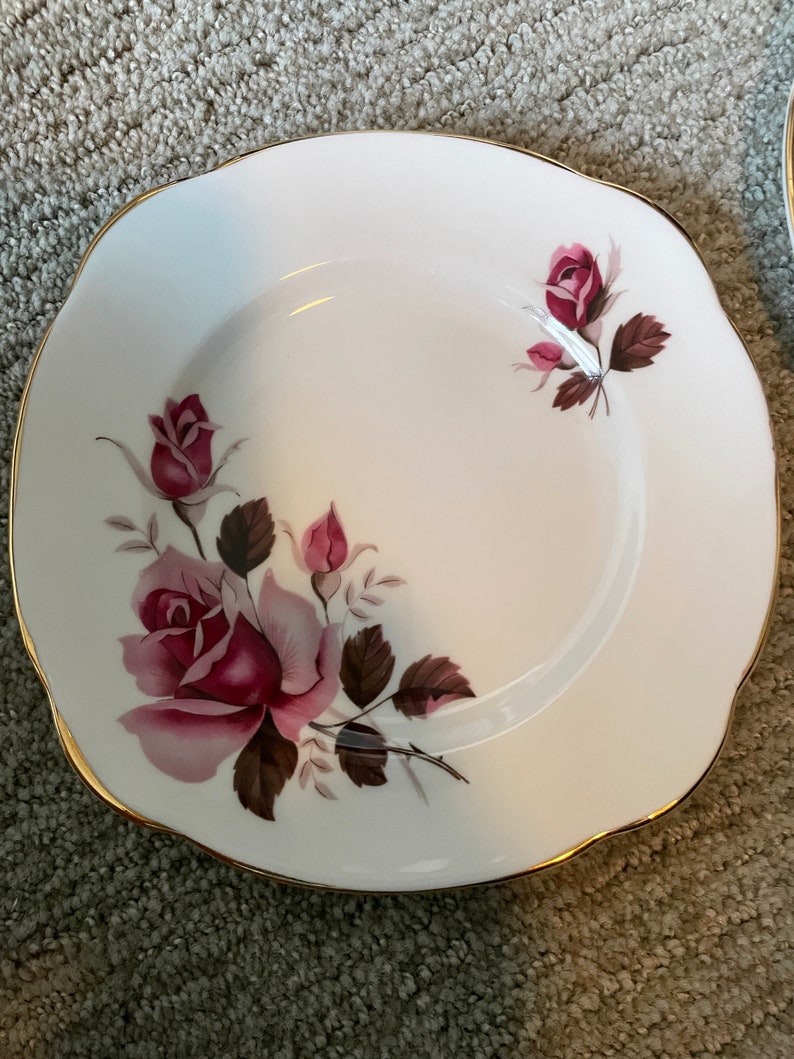 Duchess Bone China Made in England Vintage Bread Plates - Etsy