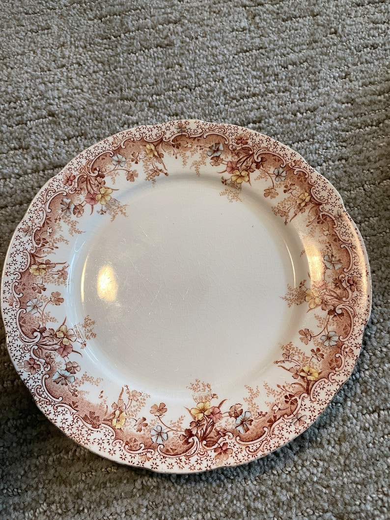 Late 1800's T&R Boote Waterloo Potteries "cromer" Rust - Etsy